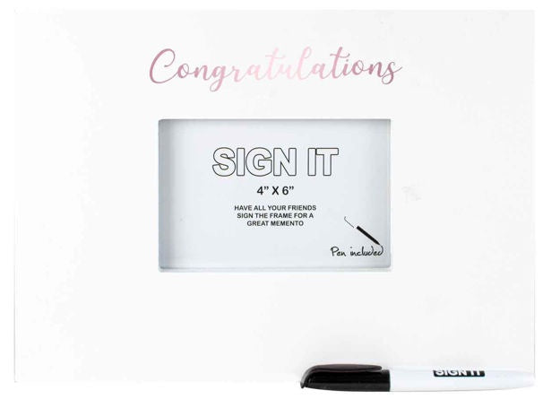 CONGRATULATIONS SIGNATURE PF WITH MARKER #PF1125 – iCANDY Balloons